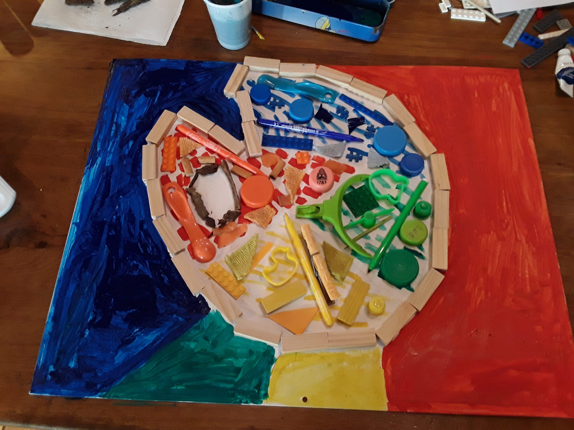 Séance d’arts plastiques en 6eme – Jeanne d'Arc Civray